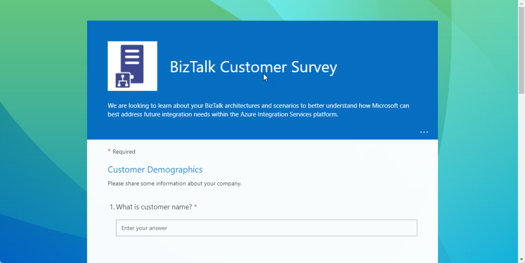Azure Logic Apps team is interested in your feedback – BizTalk Customer Survey